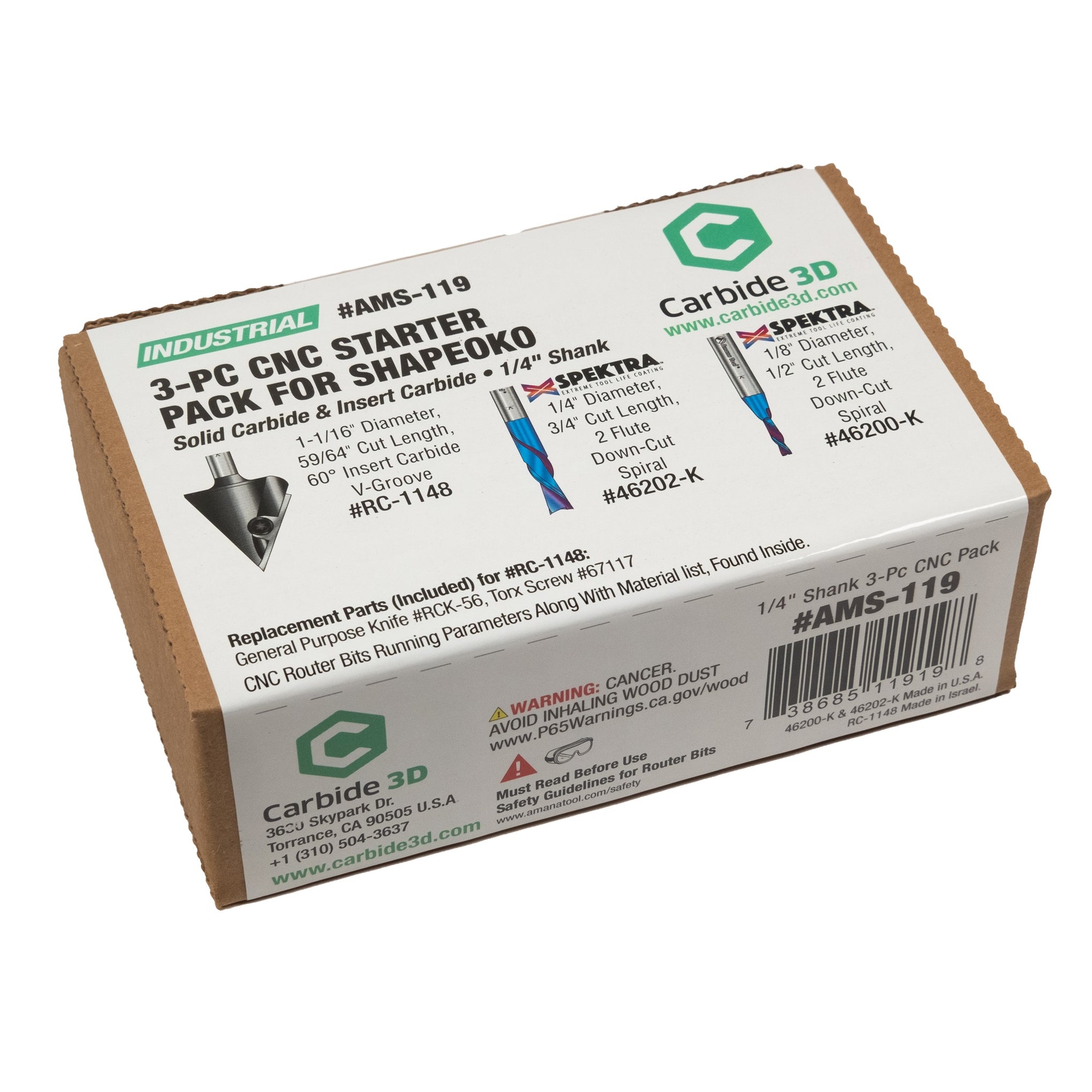 Cutters Tagged "Amana" - Carbide 3D